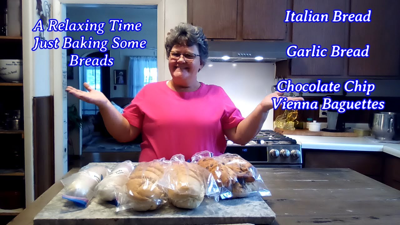 Good Ole Homemade Breads | Italian Bread |Garlic Bread | Chocolate Chip Vienna Baguettes