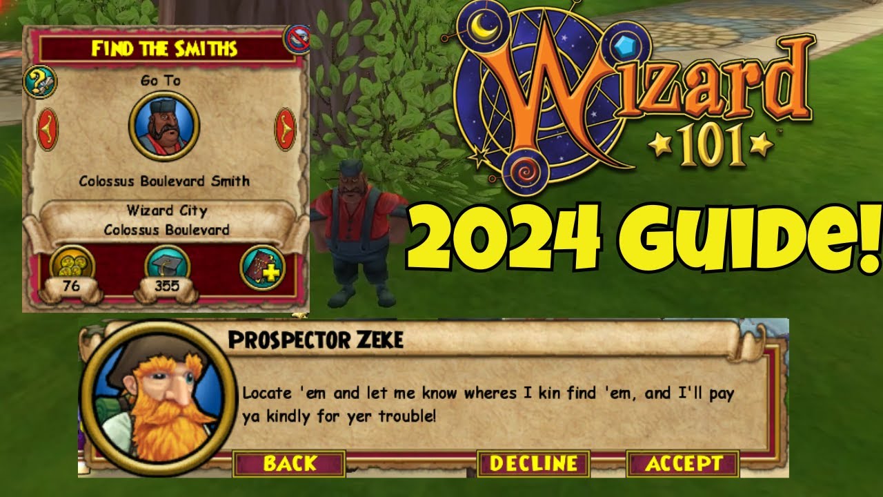 Where to Find the Smiths | Wizard101 Guide (2025)