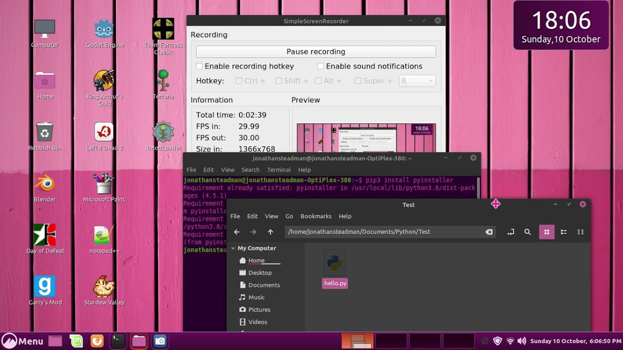 How to make a python file into an executable software. LINUX.