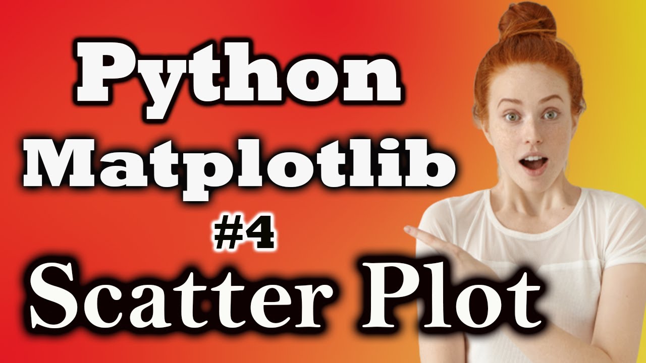 #4 Matplotlib Scatter Plot | Matplotlib For Data Science and Data Visualization