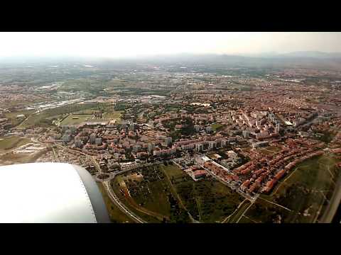 Flight into Perpignan Airport South of France