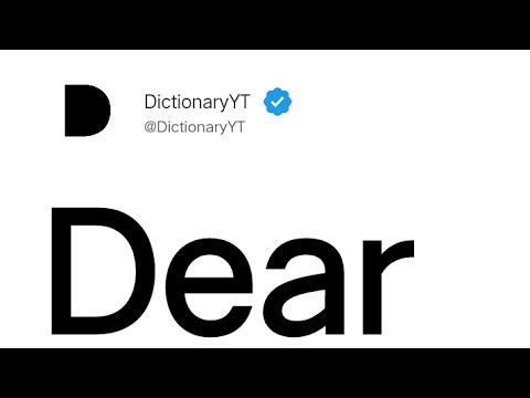 Dear Meaning in English