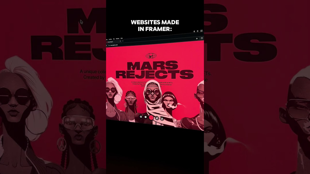 No Code Websites made in Framer Pt.2 #framer #nocode #websitedesign