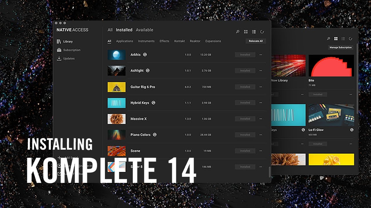Installing KOMPLETE 14 using NATIVE ACCESS 2 | Native Instruments