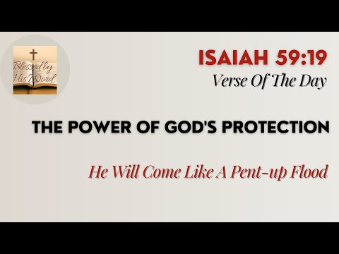 Verse Of The Day | Isaiah 59:19 | The Power Of God's Protection | November 11, 2024