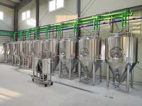 1000L Craft Beer Brewery in South Korea #craftbrewery #beerbrewingequipment