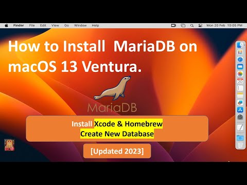 How to Install MariaDB on macOS 13 Ventura !! How to Create New Database in MariaDB !!