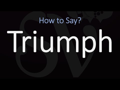 How to Pronounce Triumph? (CORRECTLY)
