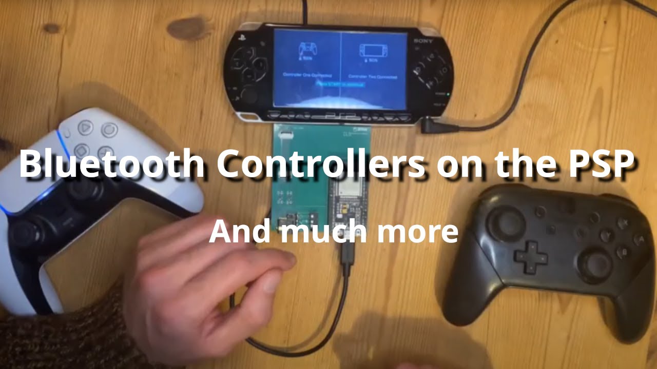 Using Bluetooth controllers on a PSP *WITHOUT* hardware modifications