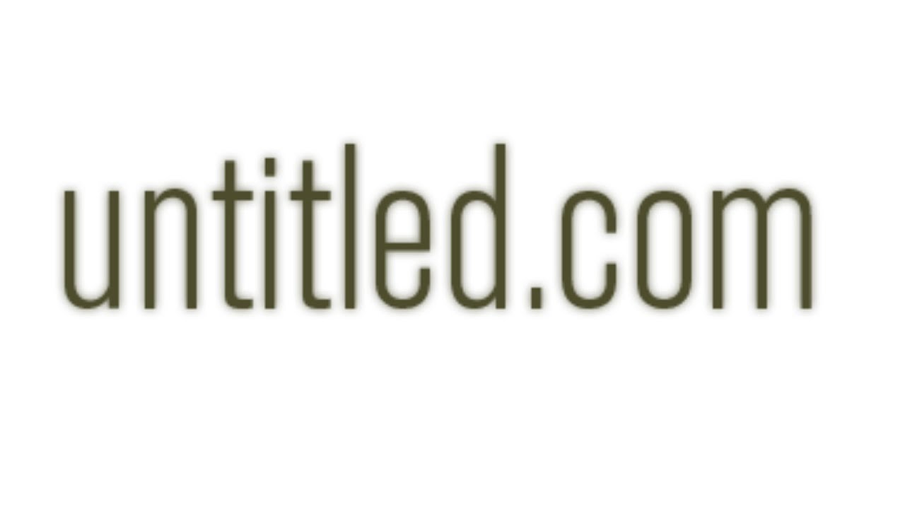 [Internet Mystery] Untitled.com Solved