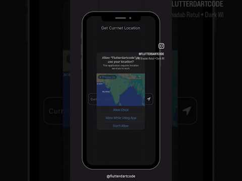 Flutter Live Location using Geolocator ๐๐๐บ๏ธ #flutter #android #fluttering #loginuidesign #flutterdev