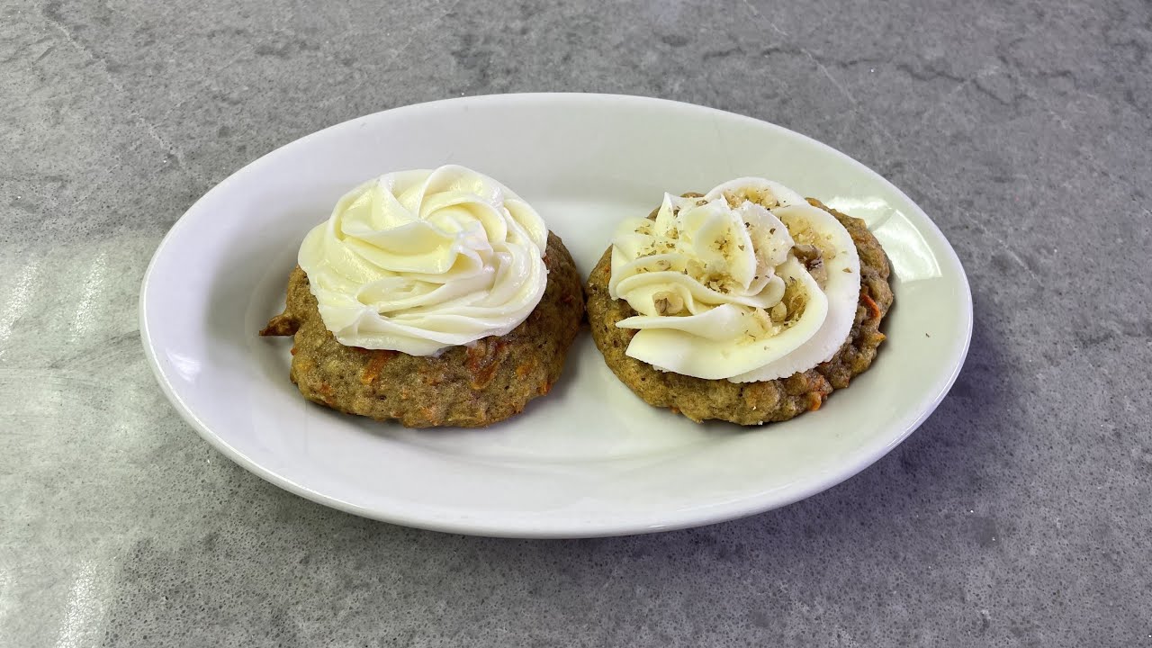 In the Kitchen: Carrot Cake Cookies with Cream Cheese Frosting