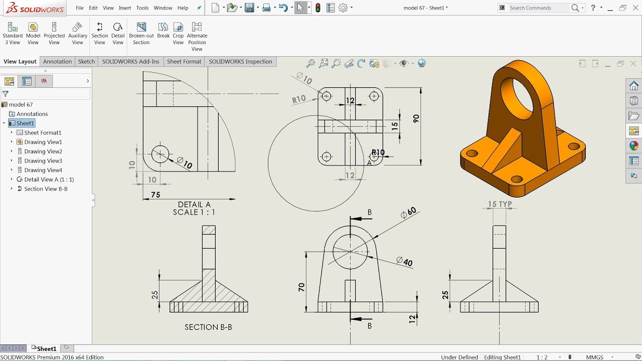 Solidworks Drawing Basics