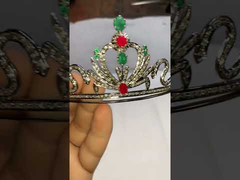 Diamond Tiara Crown - Royal Antique Handmade Tiaras and Crowns - Costozon