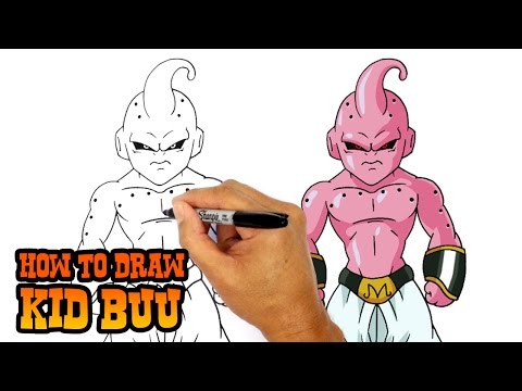 How To Draw Kid Buu From Dragon Ball Z – I'm Youtuber – Follow my ...