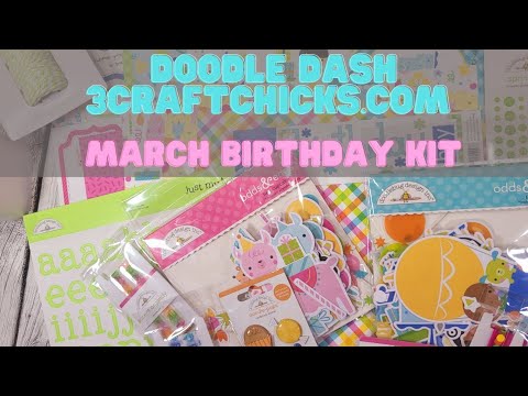 BIRTHDAY KIT FROM DOODLE DASH 3CRAFTCHICKS.COM