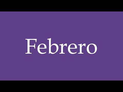 How To Pronounce ''Febrero'' (February) Correctly in Spanish