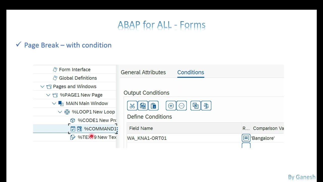 Video 9: ABAP for ALL - SF - Page Break