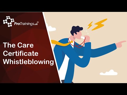 The Care Certificate Whistleblowing