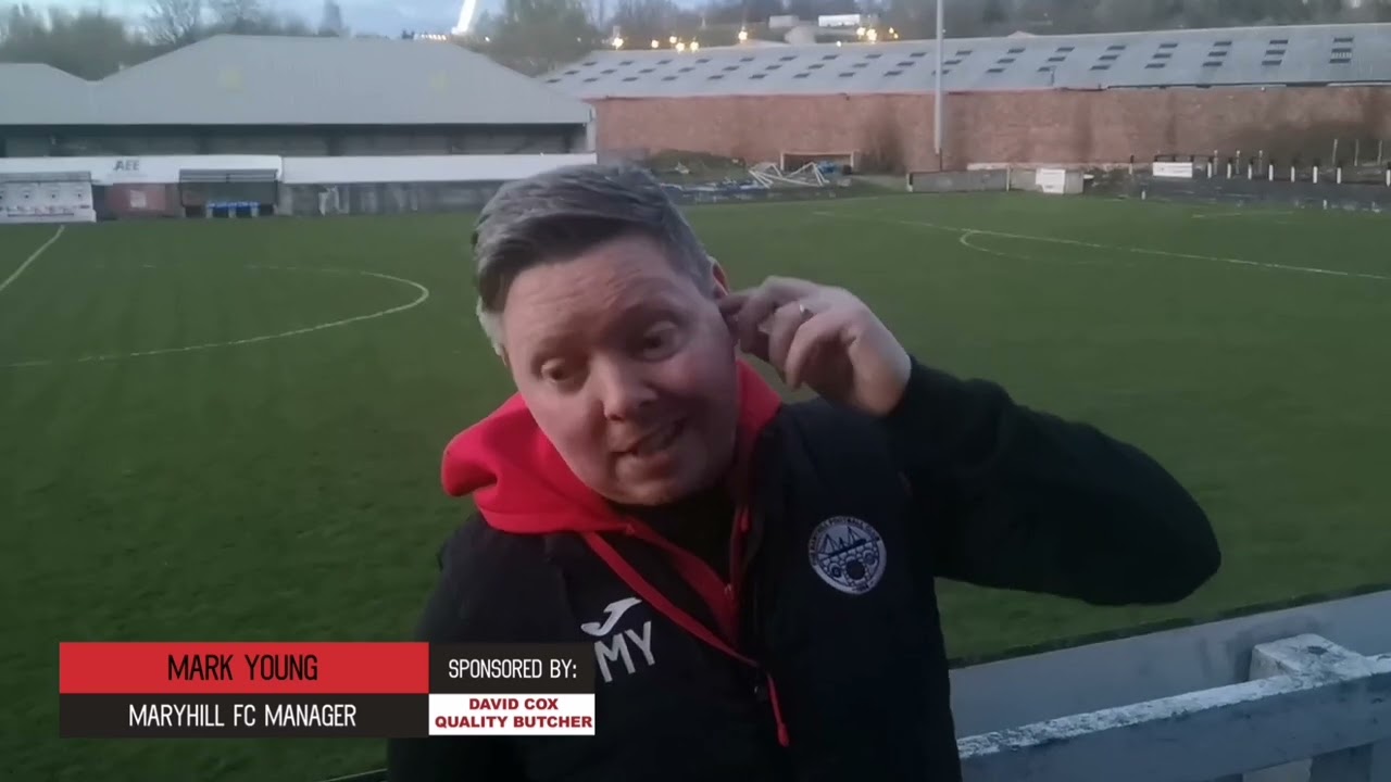 Mark Young Post match interview after Cumbernauld