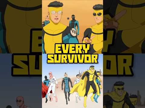 Every Invincible Variant That SURVIVED The Invincible War | Invincible Season 3 #invincible #comics