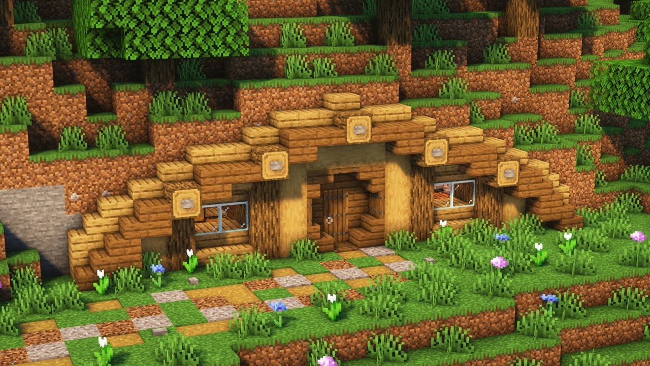 How to Build a Hobbit House | Minecraft - マイクラビルダーズ