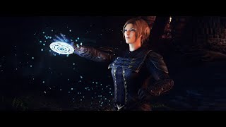 When i first time met Jerulith Interesting NPCs mod 4k 60fps at Skyrim ...