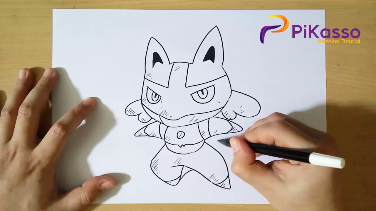 How to Draw Chibi Lucario