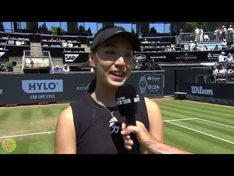 Paula Badosa vs Xinyu Wang On-Court Interview ꟾ Berlin Open 2025 ꟾ Quarterfinal