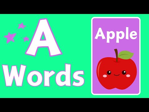 Words that start with Aa | "Aa" Words | Letter Aa Song for Kids