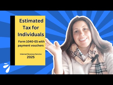 Estimated Tax for Individuals: Form 1040-ES with payment vouchers 2025 pt. 1