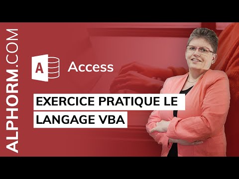 Learn Formation Access 2016 VBA Perfectionnement | Exercice pratique Le langage VBA - Mind Luster
