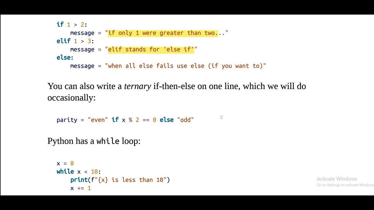 Python Crash Course: Learn Python Programming from Scratch Lesson :6