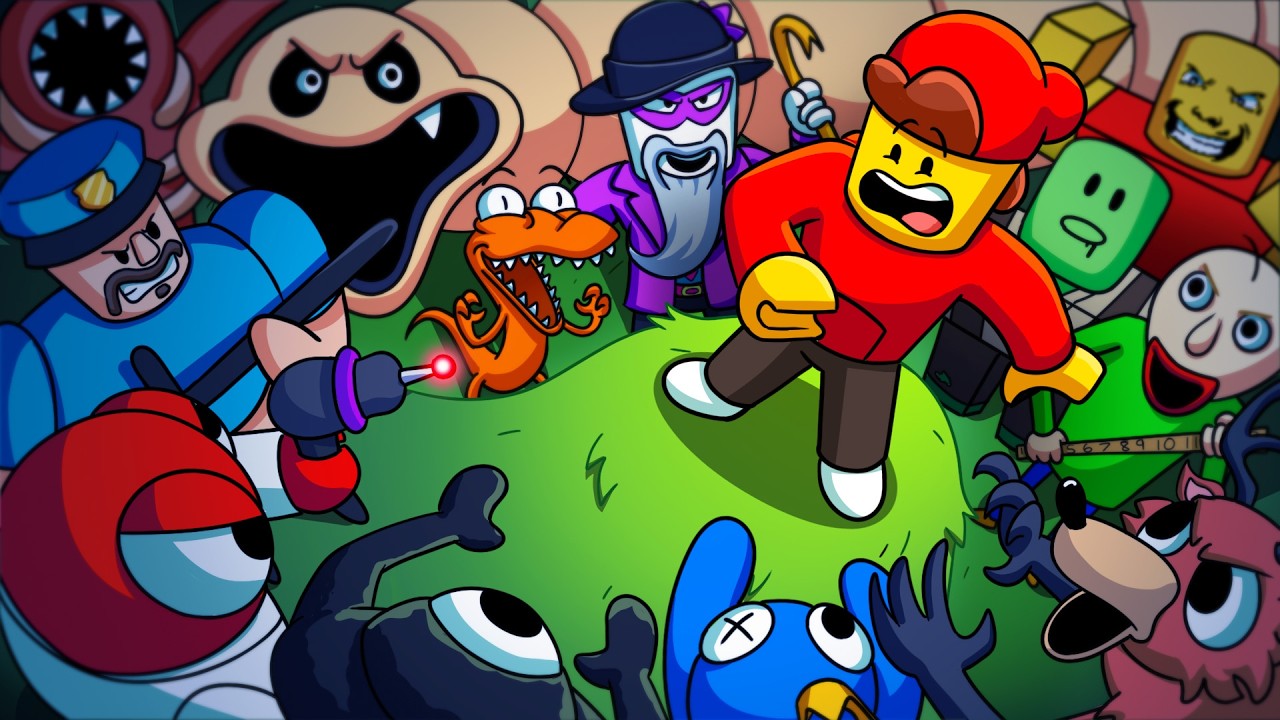 GAMETOONS vs. ROBLOX! (Cartoon Animation)