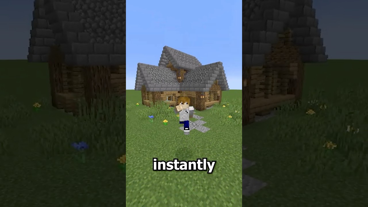 Three Steps to INSTANTLY Improve Your House in Minecraft! (Beginner Building) #minecraft #building