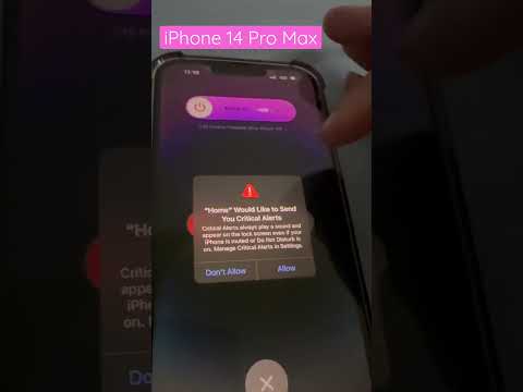 iPhone stuck on critical alerts Home would like to Send you Critical Alerts