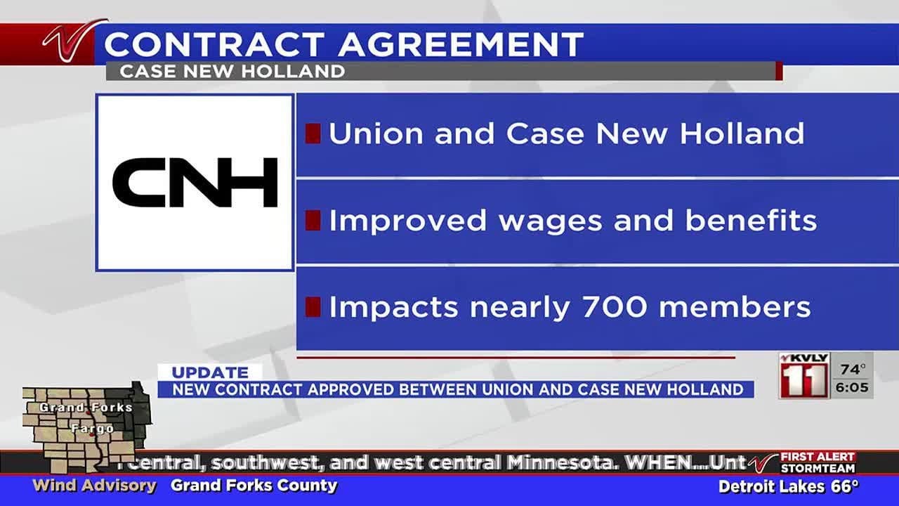 New contract approved between union and Case New Holland