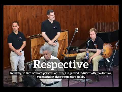 How Does Respective Look? | How to Say Respective in English? | What is Respective?