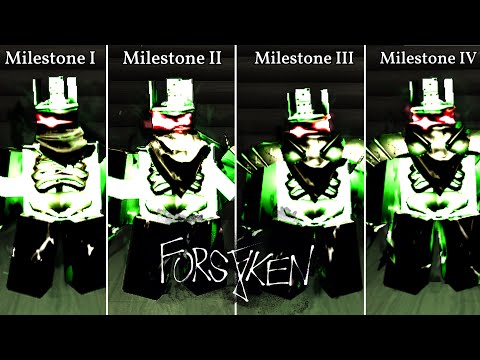 Every 1x1x1x1 Milestone Skins Gameplay | Forsaken