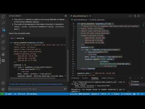 GitHub Copilot Chat Debug