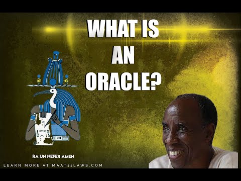 What Is An Oracle? : The Answer You've Been Searching For | Ra Un Nefer Amen