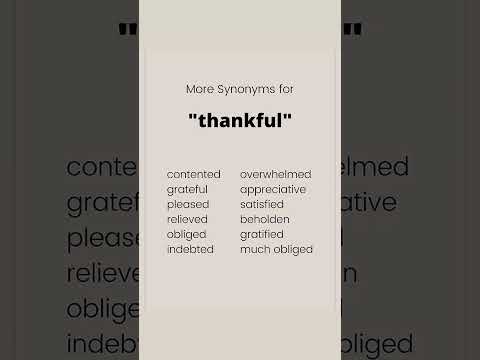 26/50 day of synonyms series| Today's word is "Thankful" #ytshorts #english#synonyms #fyp#viralvideo