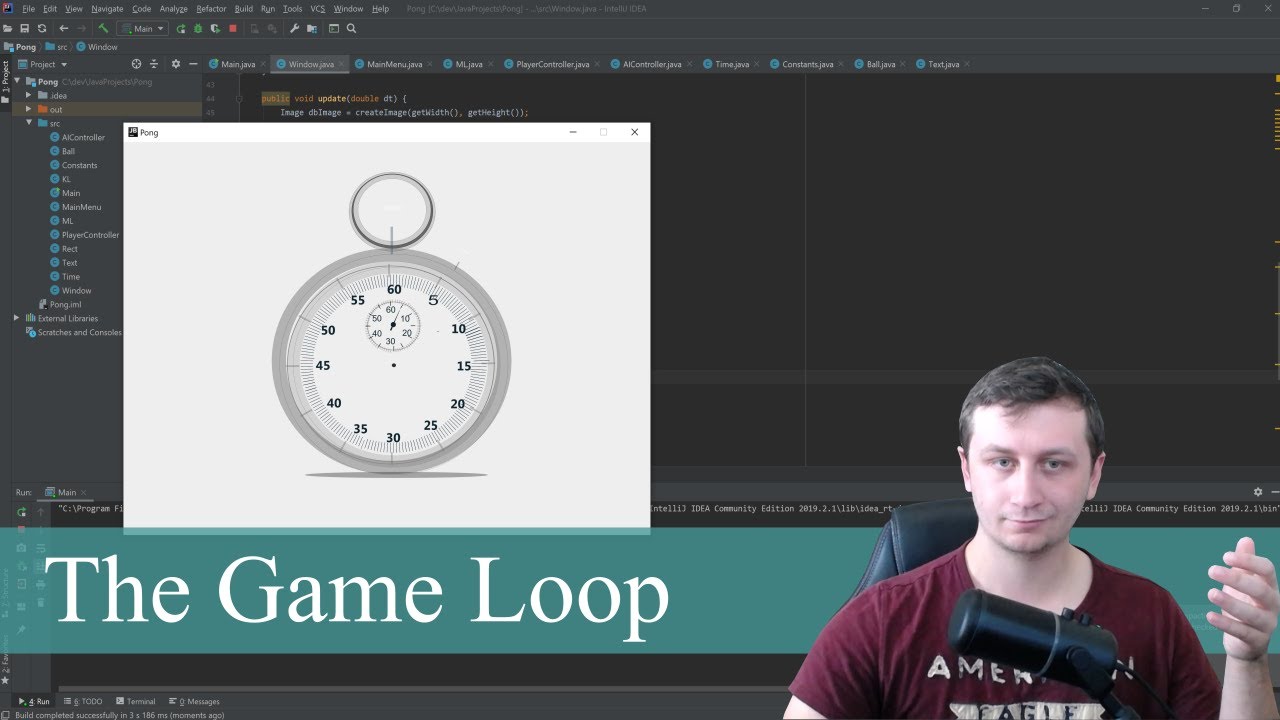 The Game Loop | Java Pong Part 2