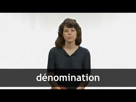 English Translation of “DÉNOMINATION” | Collins French-English Dictionary