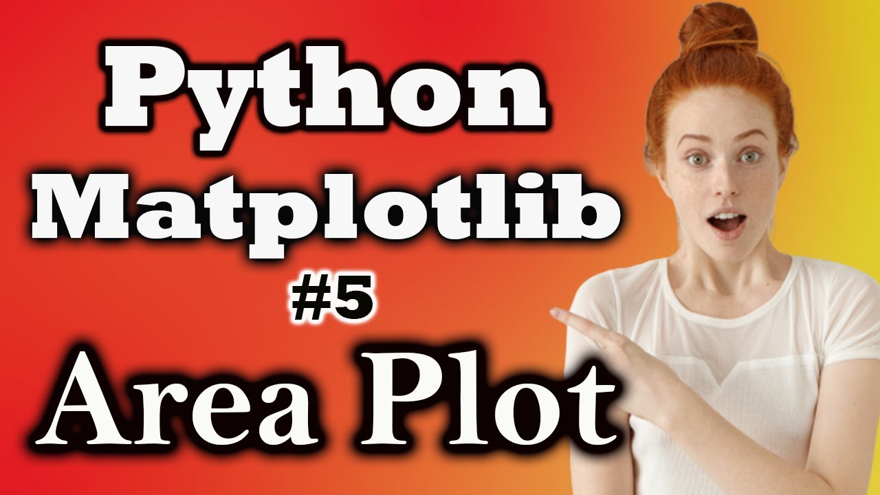 #5 Matplotlib Area Plot | Matplotlib for Data Science and Data Visualization
