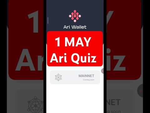 1 MAY Ari Wallet Quiz Answer π₯ Today Ari Chain testnet airdrop New update β¨ Ari Wallet Daily Quiz