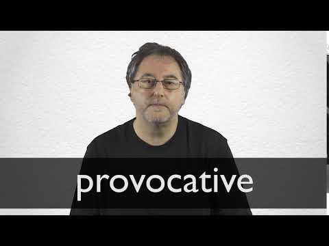 PROVOCATIVE definition in American English | Collins English Dictionary