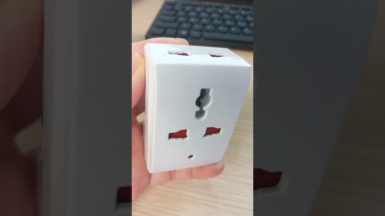 250V 3 Pin UK Adaptor Multi Plug Adapter