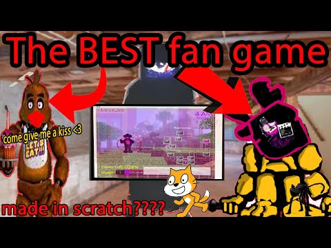 the BEST fnaf fan game on Scratch (FIVE NIGHTS FOR GLITCH) made by clipy