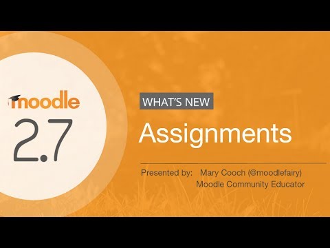 What's new in Moodle 2.7: Assignment improvements